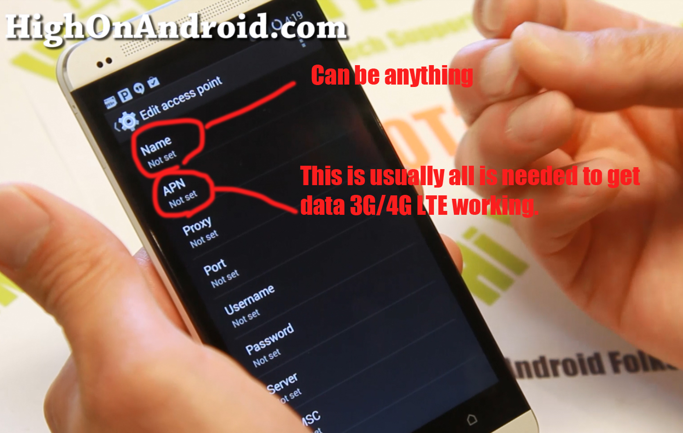 how to fix 3g network problem in android